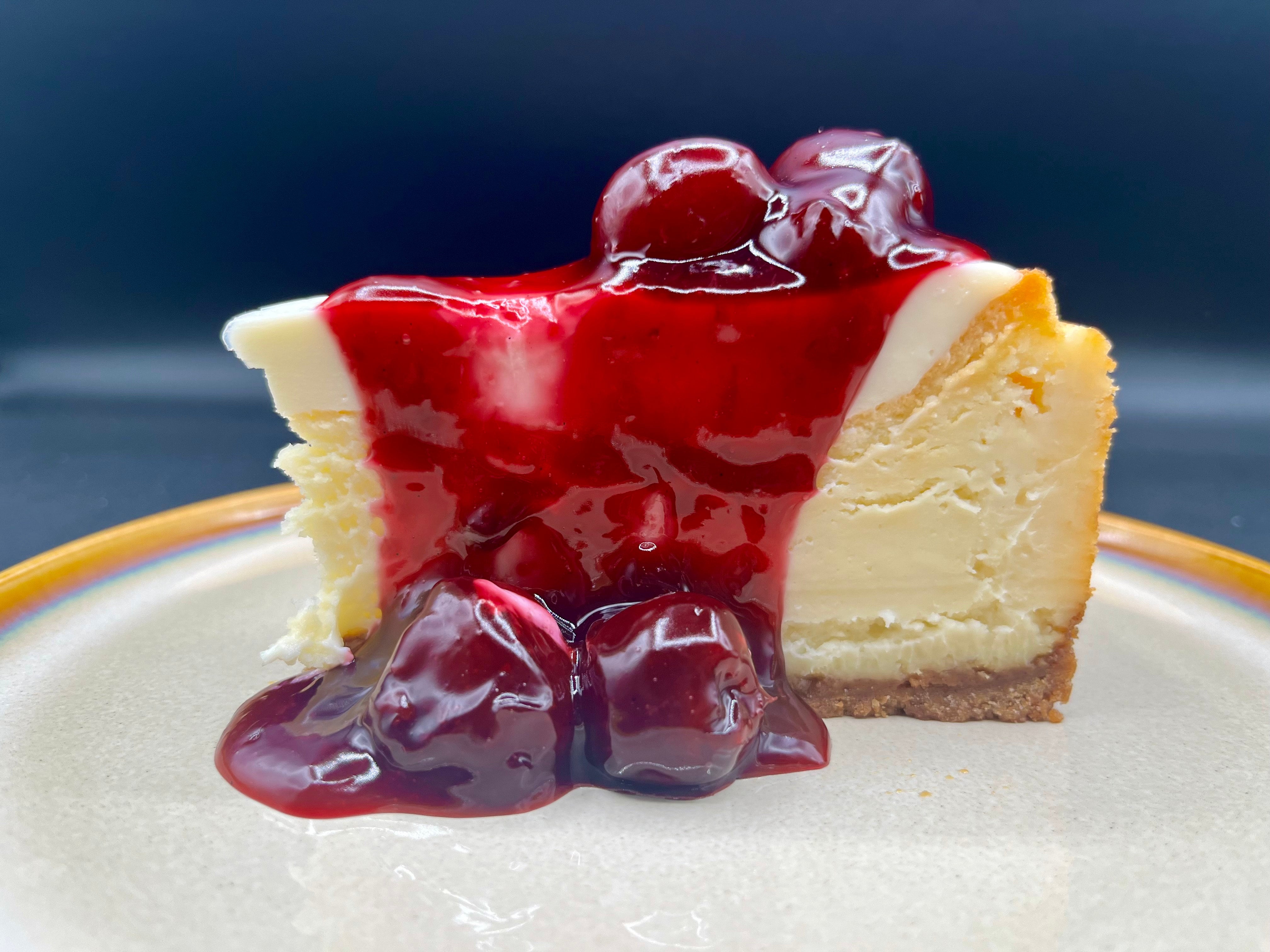 Local Cherry Cheesecake Slice | Indulge Artisan Cheesecakes